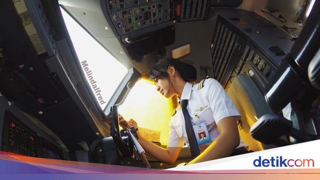 Foto: Liburannya Pilot Muda Melinda Alfred