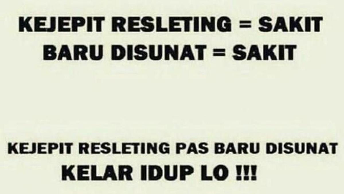 10 Meme Kocak Sunat yang Bikin Cowok Ngerasa Ngilu-ngilu Lucu