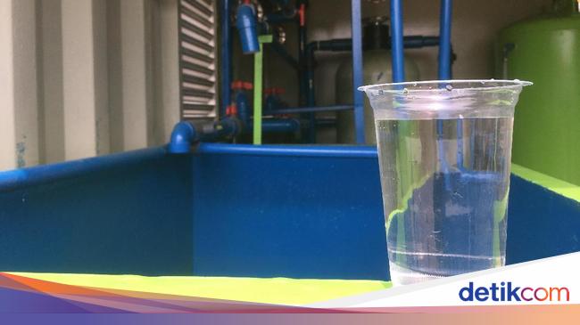 Bening, Begini Penampakan Air Hasil Olahan Limbah Tinja PD PAL Jaya
