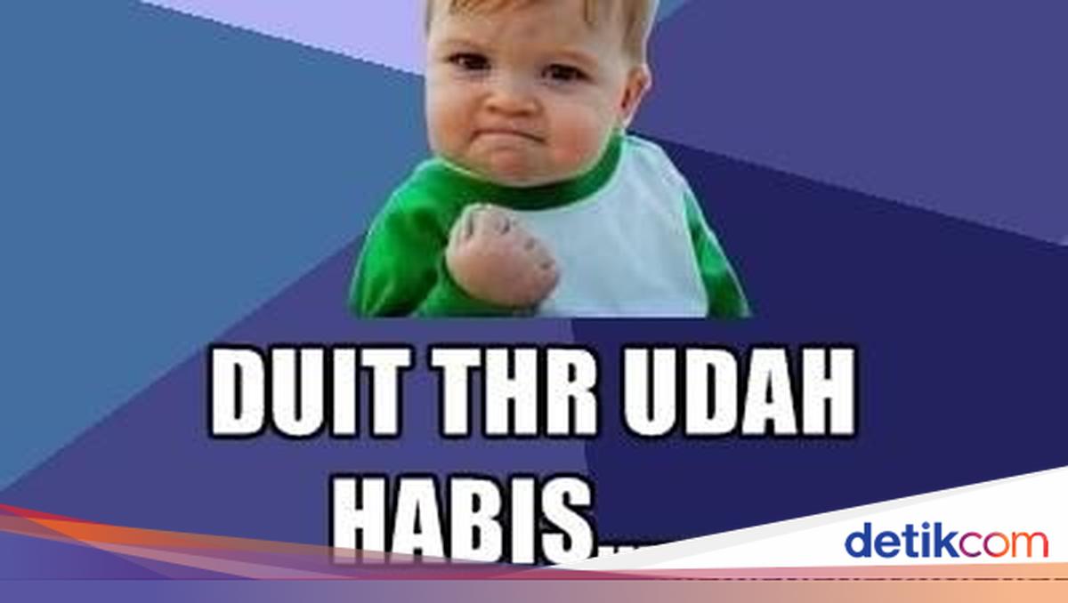 Meme Ngenes, THR Cair Langsung Habis Secepat Kilat