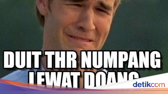 Meme Ngenes Tapi Kocak, THR Cair Langsung Ludes