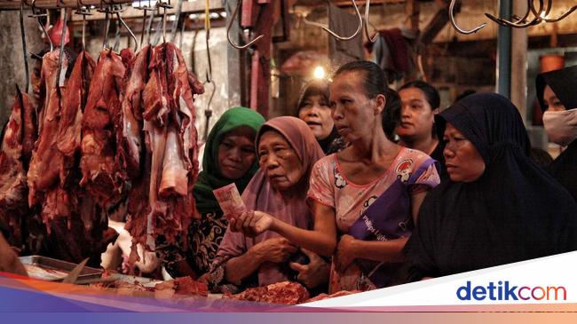 Di Pasar Ini Harga Daging Sapi Masih Tinggi di Atas Rp 120.000/Kg