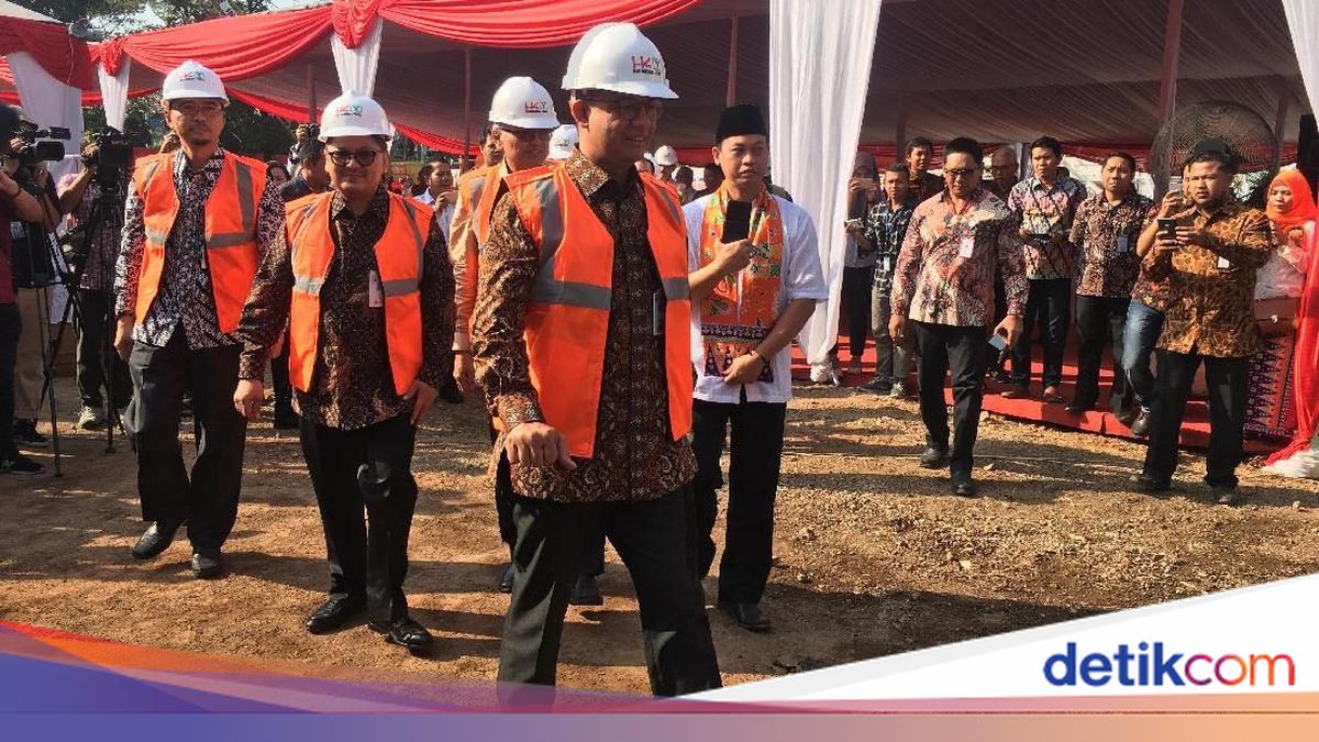 Anies Groundbreaking RSKD Duren Sawit Jakarta Timur
