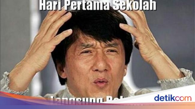 Kumpulan Meme Lucu Hari Pertama Sekolah