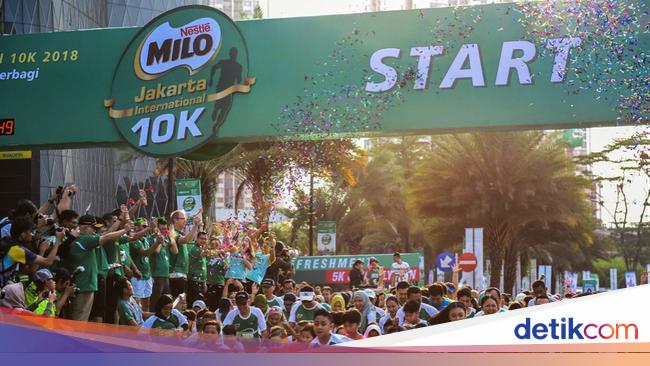 Meriahnya Kegiatan Family Run di MILO Jakarta International 10K