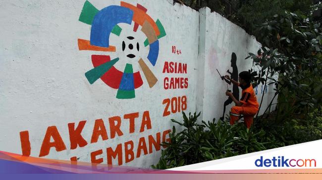 Giliran Lapangan Tembak yang Dihiasi Mural Asian Games