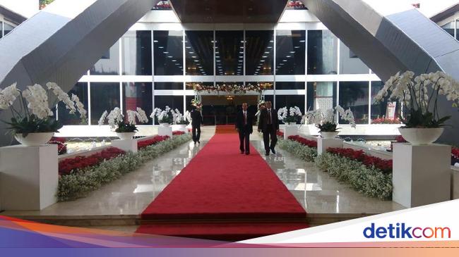 Cantiknya Lobi Gedung Nusantara Saat Sidang Tahunan MPR-DPR