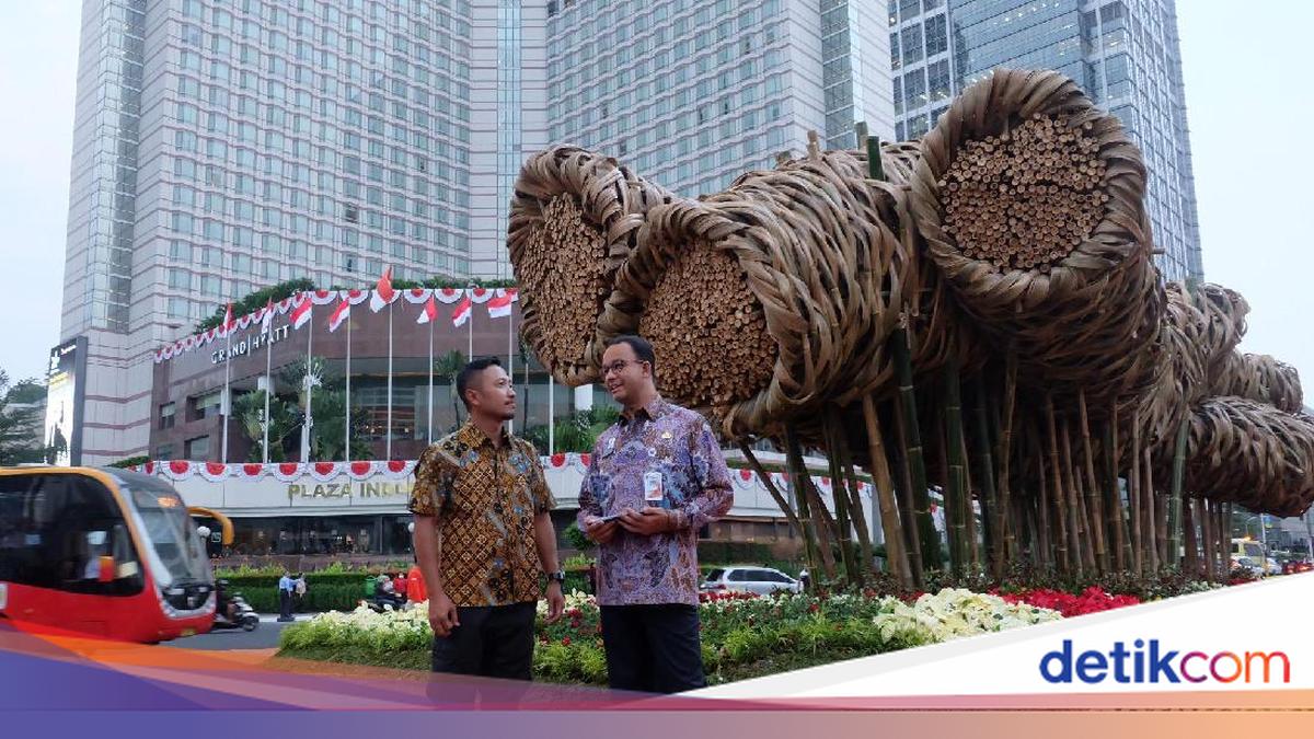 5 Fakta Instalasi 'Getah Getih' di Bundaran HI yang Dibongkar