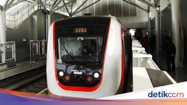 Begini Penampakan Terkini LRT Jakarta yang Diuji Coba