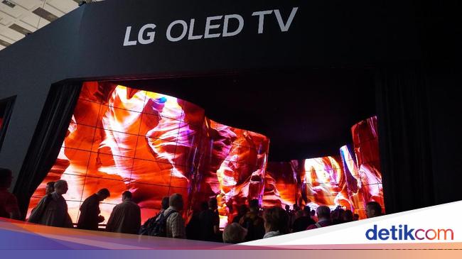 Dibuat Takjub Lorong TV Raksasa LG