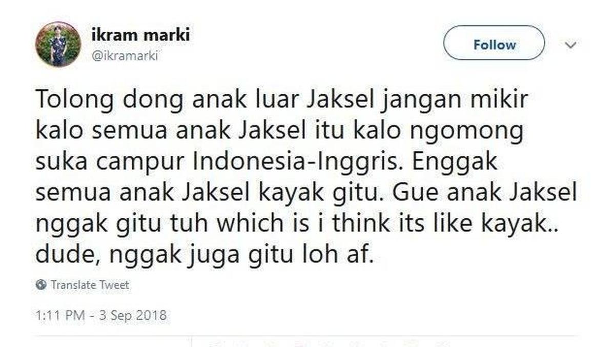 Meme Kocak Anak 'Bilingual' Jaksel yang Literally Bahasanya Campur Aduk