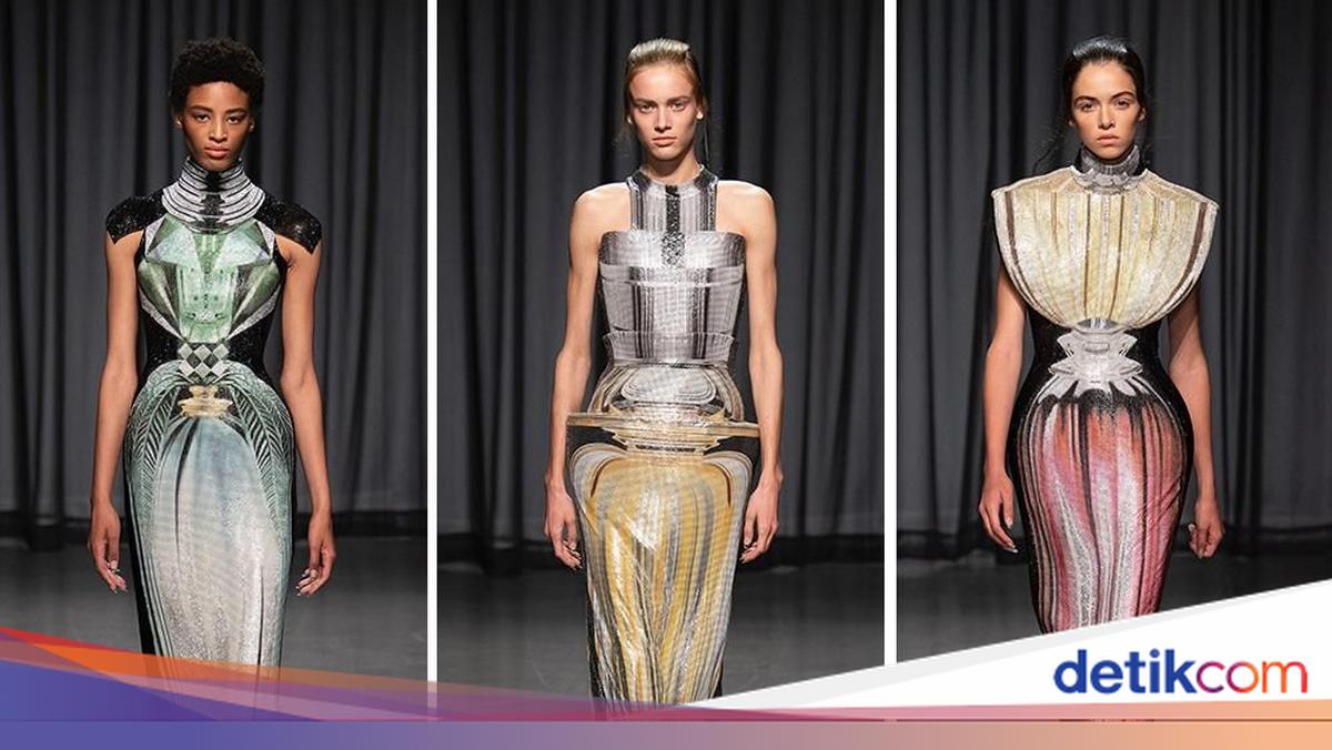 Unik, Inspirasi Botol Parfum di Koleksi Busana Desainer Favorit Ibu Negara
