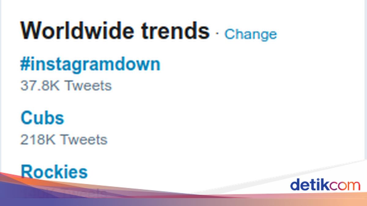 #instagramdown Jadi Trending Topic di Dunia