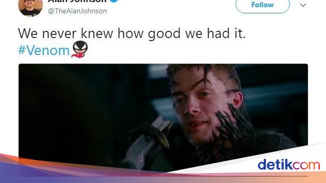 Reaksi Kocak Netizen Komentari Film Venom Reaksi Kocak Netizen Komentari Film Venom