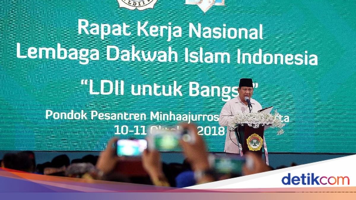 Singgung Slogan Trump, Prabowo Bicara 'Make Indonesia Great Again'