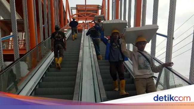 Stasiun LRT Palembang DJKA Beroperasi Lagi Senin