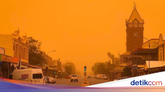 Badai Debu Selimuti Sebagian Australia, Bikin Langit Jadi Jingga