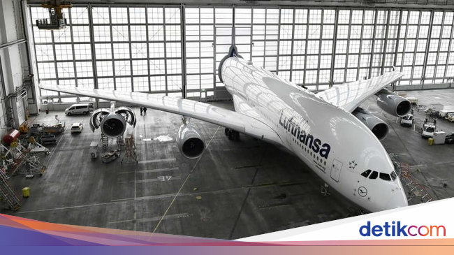 Hanggar Unik Pesawat Raksasa Airbus A380 di Jerman