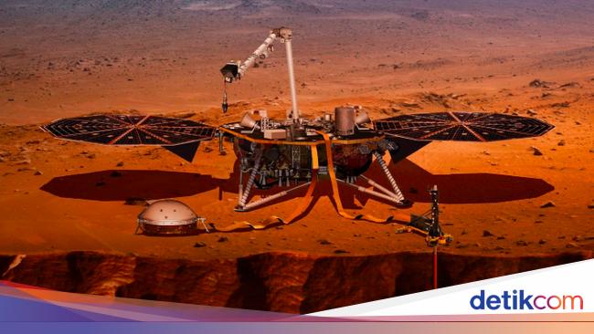 Hebat! Robot InSight Sukses Mendarat di Planet Mars
