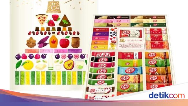 Ulang Tahun ke 45, Nestle Jepang Hadirkan 35 Rasa Kit Kat Terenak