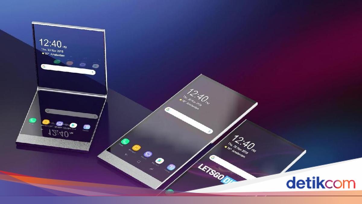 Ponsel Masa Depan Sony, Layar Lipat yang Transparan