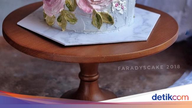 Seperti Karya Seni, Cake Lukis Buatan Baker Indonesia Ini Tampil Memukau