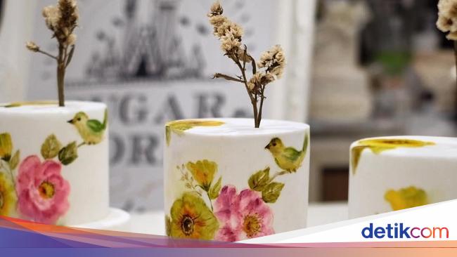 Seperti Karya Seni, Cake Lukis Buatan Baker Indonesia Ini Tampil Memukau