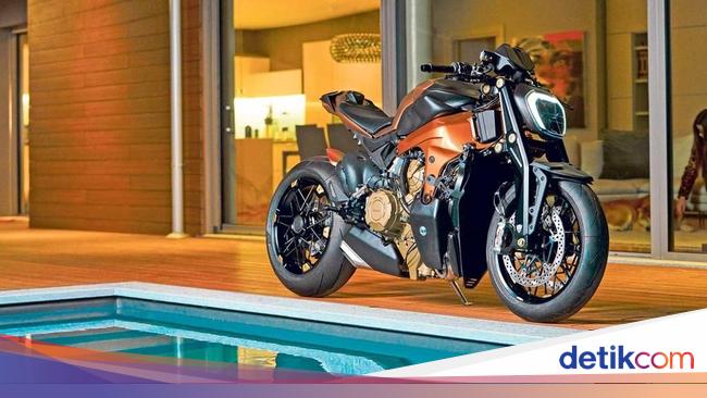Modifikasi Ducati Panigale V4 Ini Buat Ngiler