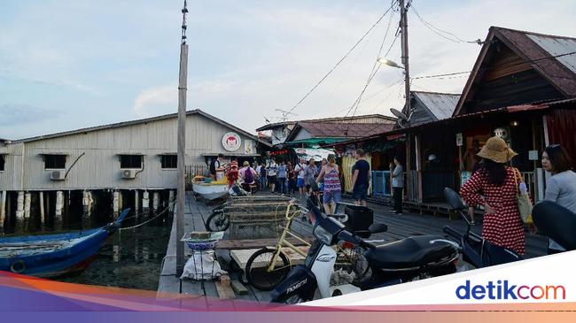 Foto: Main ke Kampung Nelayan UNESCO di Penang