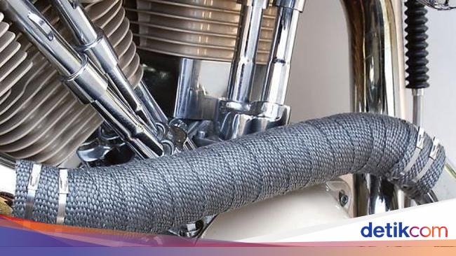 Pernah Lihat Perban di Knalpot Motor? Ini Fungsinya