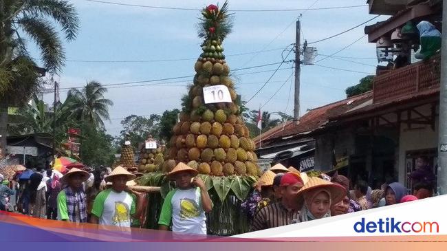 19 Gunungan Durian Meriahkan Festival Durian di Candimulyo