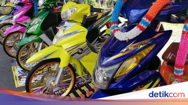 Modif Motor Ban Cacing ala Thailook Cuma buat Pajangan