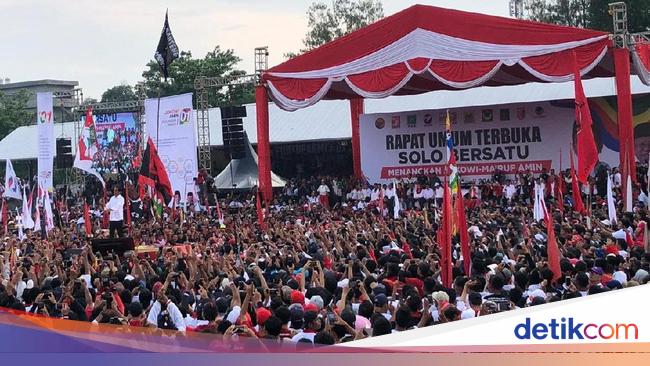 Kampanye di Solo, Jokowi: 2014 Kita Dapat 84%, 2019 Harus 90%