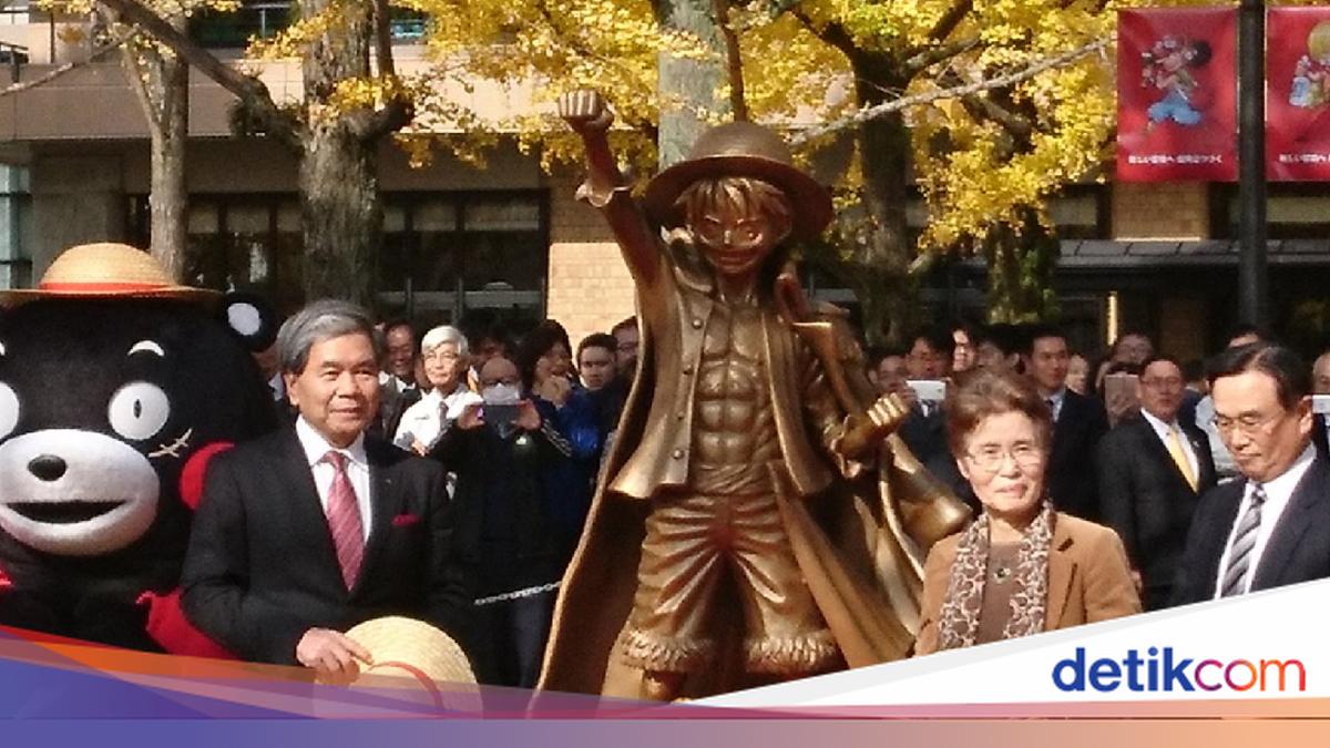 Jadi Manga Terlaris, Patung Luffy 'One Piece' Dibangun di Jepang