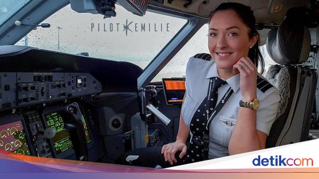 Ini Emilie, Pilot Seksi Hobi Traveling & Viral di Instagram