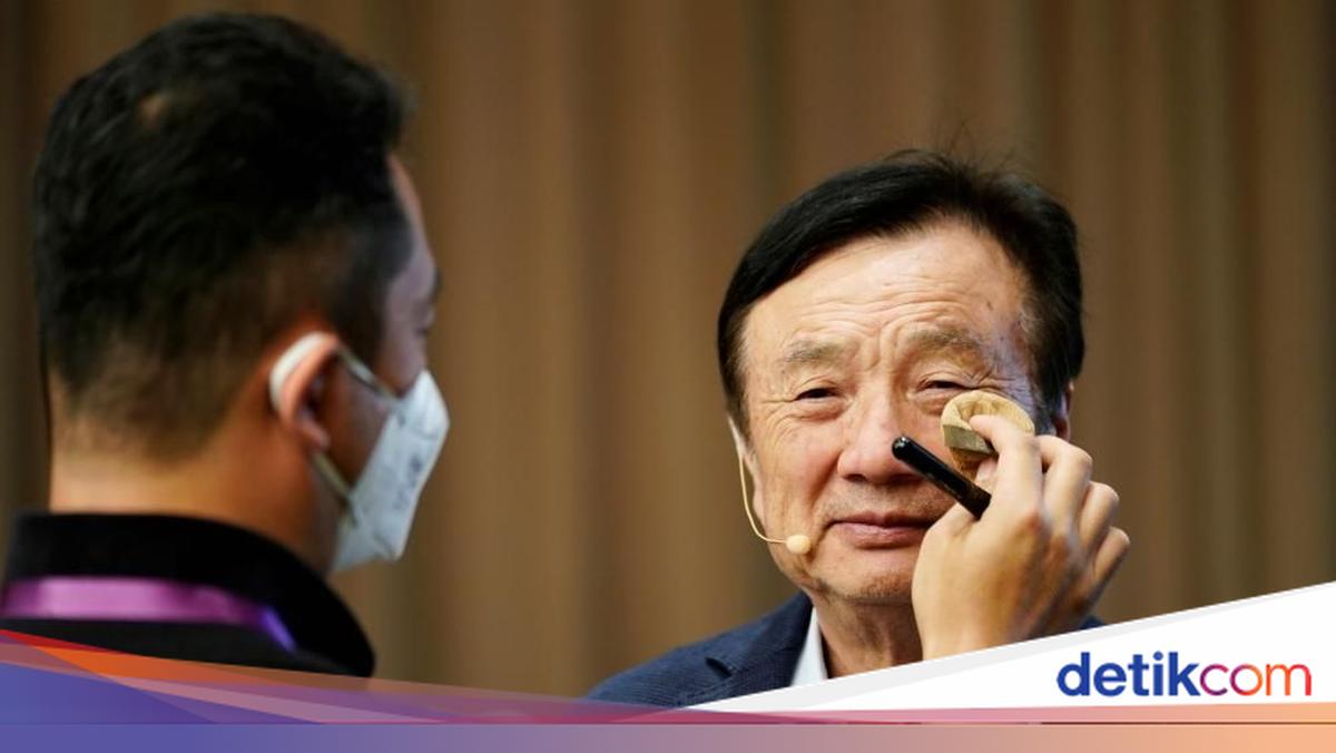 Tawa Lebar Pendiri Huawei di Tengah Kesulitan