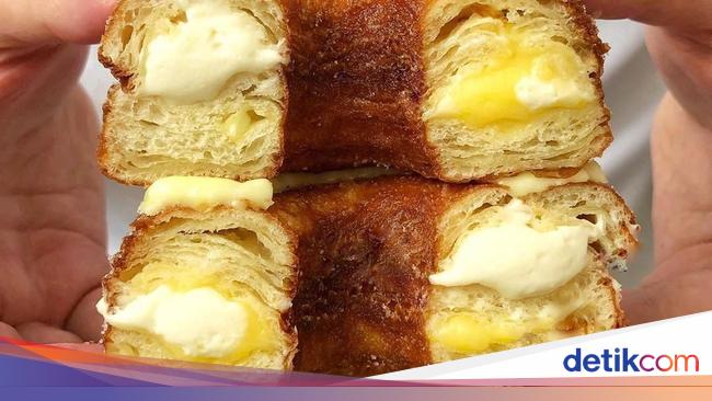 Cheesecake Roti Panggang Keju dan Cronut Lemon Madu, Pastry Baru ...