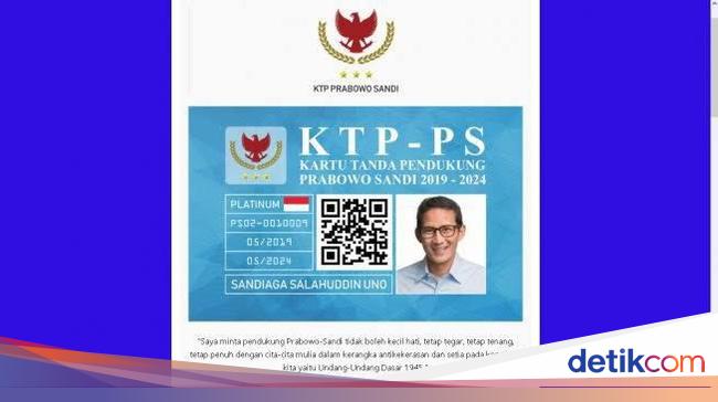 Tak Ada Otorisasi dalam Ajakan Bikin KTP Prabowo-Sandi Tak Ada Otorisasi dalam Ajakan Bikin KTP Prabowo-Sandi