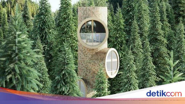 Bentuknya Unik, Rumah Pohon Ini Terinspirasi Minion