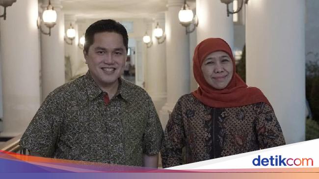 Survei Indikator: Erick-Khofifah Unggul di Jatim Dampingi Ganjar atau Prabowo