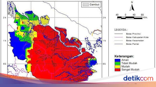 Kabupaten Siak Sumbang Titik Panas Terbesar di Riau