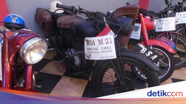Anak Siantar Buat Museum Motor Tua Satu-satunya di Sumatera