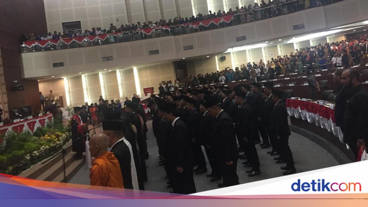 Dikuasai PDIP, 100 Anggota DPRD Sumut Periode 2019-2024 Resmi Dilantik