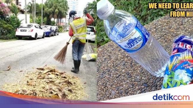 Belikan Roti untuk Tukang Sapu Jalan, Pria Ini Dibalas Senyum Tulus