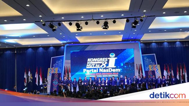 Daftar Pengurus NasDem 2019-2024: Johnny Sekjen, Prananda Paloh Korbid Pemilu