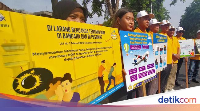 Bercanda Soal Bom di Pesawat Sangat Berbahaya, Begini Sosialisasinya