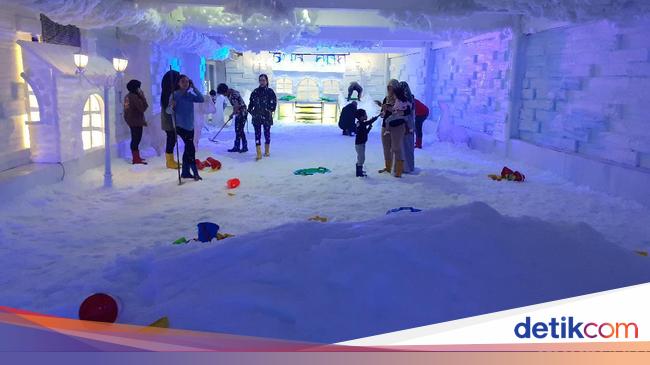 Potret Taman Salju Baru di Malang