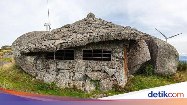 Inspiratif! Rumah Ini Dibangun dari Bebatuan Raksasa