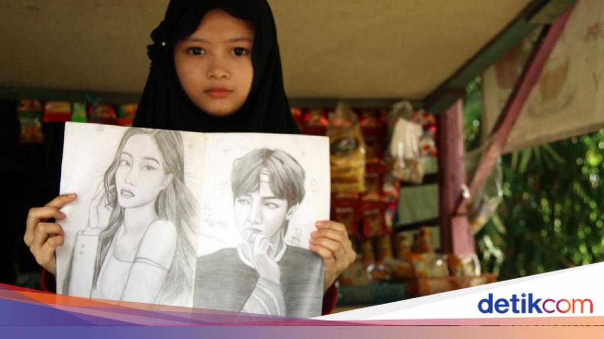 Kisah Febby, Gadis Cantik Jago Gambar yang Putus Sekolah