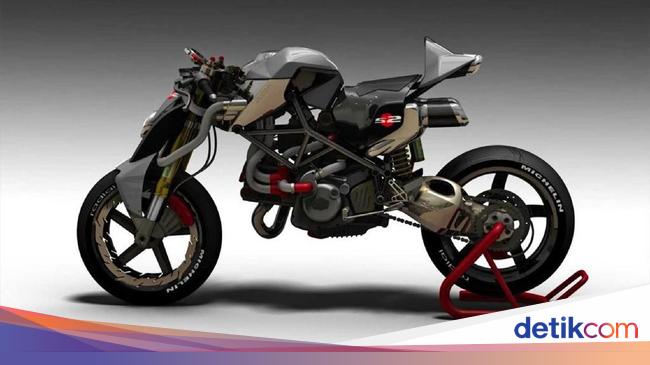 Modifikasi Ducati Monster 'Alien'
